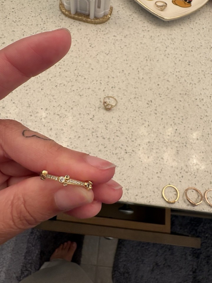 NEW PANDORA Disney Mickey Mouse & Minnie Mouse Sparkling Eternity Ring ...