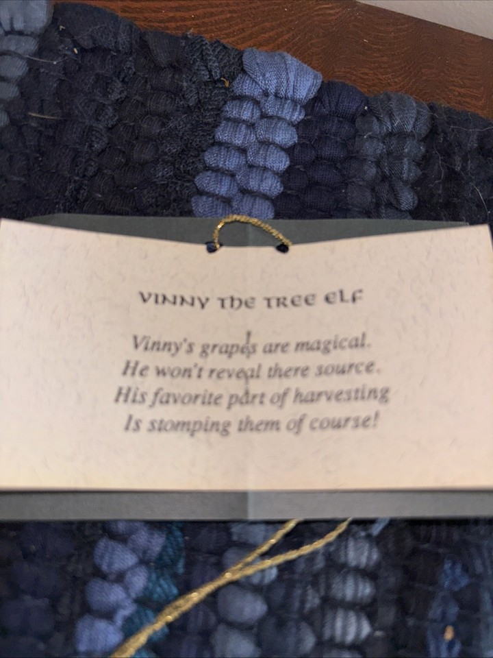 Pair Of TanglewoodForest Marci Wolfe Ornaments-Vinny The Tree Elf | eBay UK