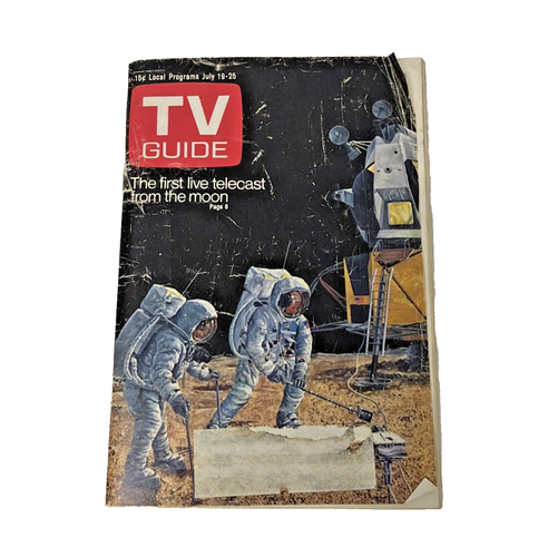 Vintage 1969 TV Guide St. Louis Edition July 19-25, Live Telecast from ...
