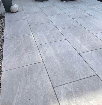 Anthracite Grey Porcelain Paving Tiles Slabs Patio |600x900 | Premium ...