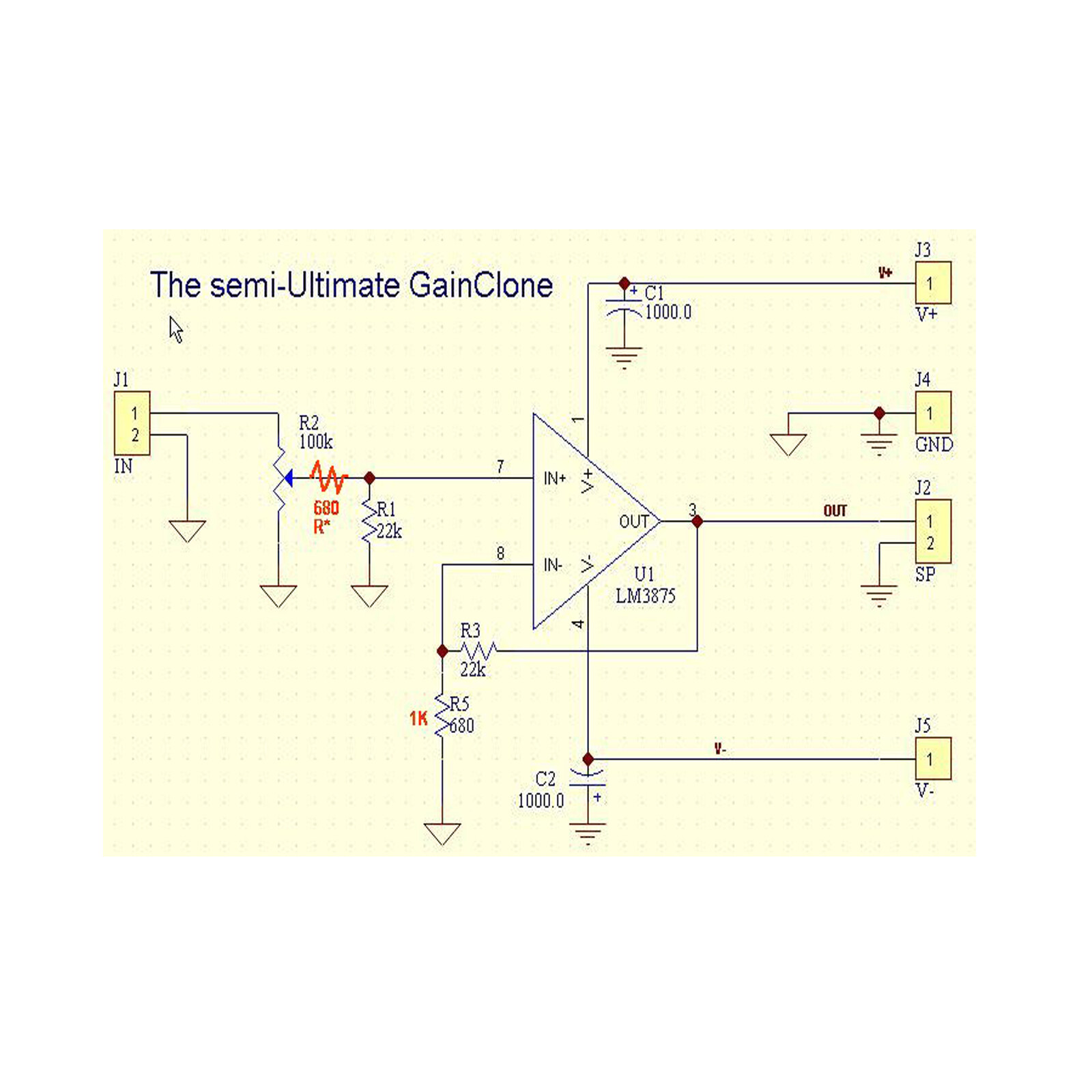 DIY GAINCLONE LM3875TF Kit Amplifier Dual-channel Without 3875 IC | eBay