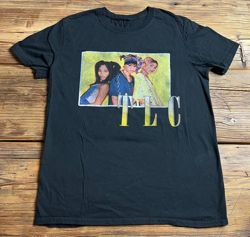 TLC Shirt Large Black Hip Hop RB Music Concert Tour Casual | eBay
