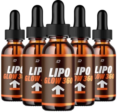 (5 Pack) Lipo Glow 360 Drops Healthy Formula - LipoGlow 360 Liquid All ...