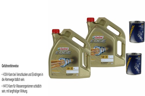 10L Engine Oil castrol edge Titanium FST 5W-30 Ll 2xMotor Flush | eBay