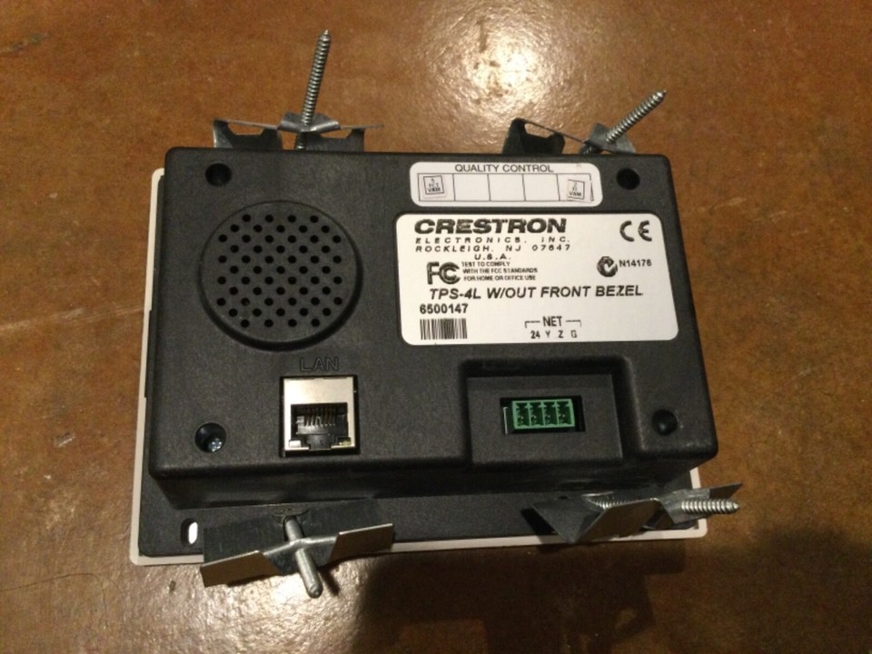 Crestron TPS-4L W Front Bezel | eBay