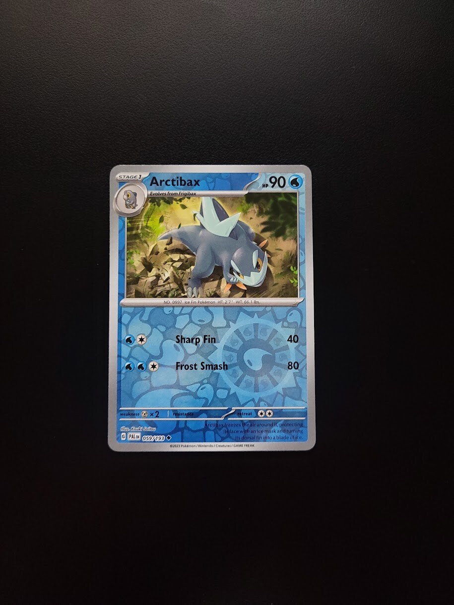 Arctibax, Pokémon TCG, Paldea Evolved, Reverse Holo, Near Mint | eBay