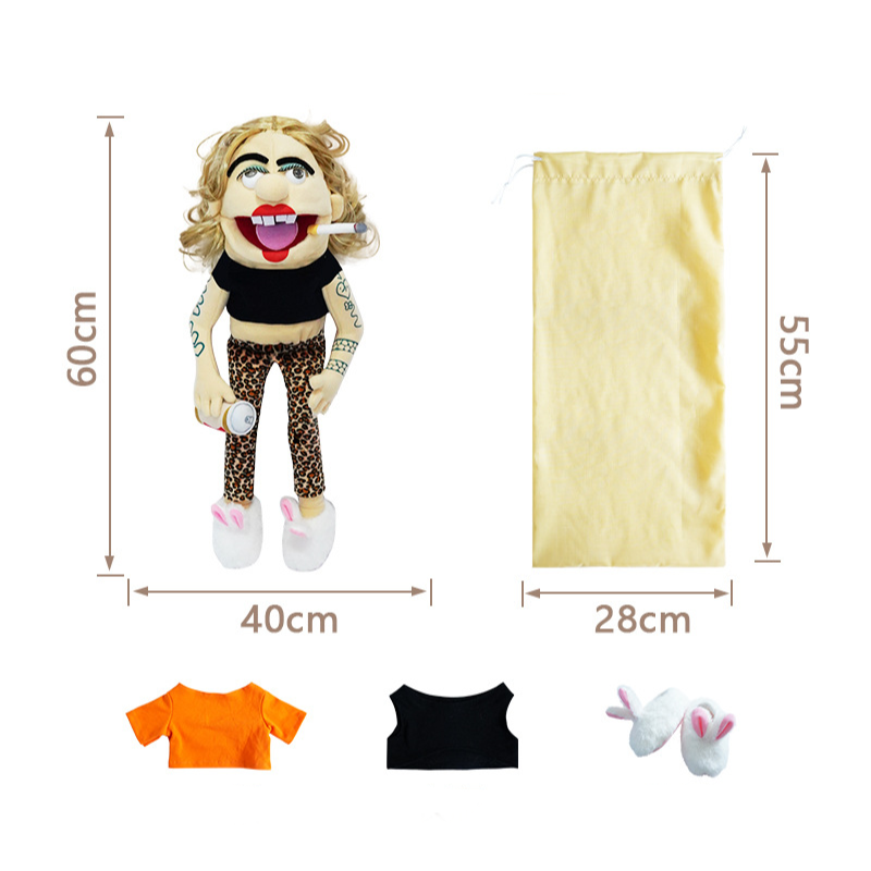 Jeffy SML Collectors Jeffy's Parents Nancy Hand Puppet Stuffed Plush ...