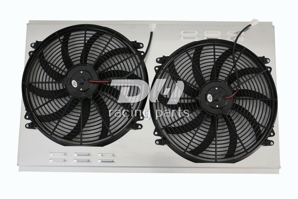 Aluminum Shroud 16"Fans For 1988-2000 Chevy/GMC C/K 2500 3500 7.4L ...