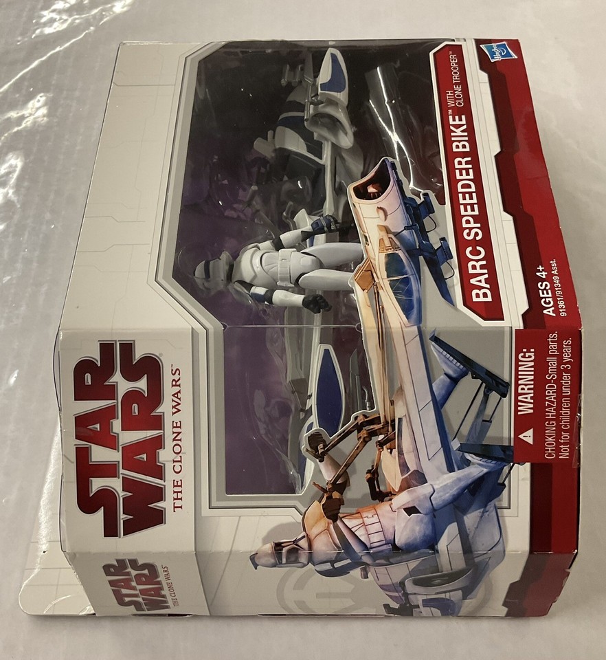 Star Wars The Clone Wars Barc Speeder Bike With Clone Speeder Hasbro ...
