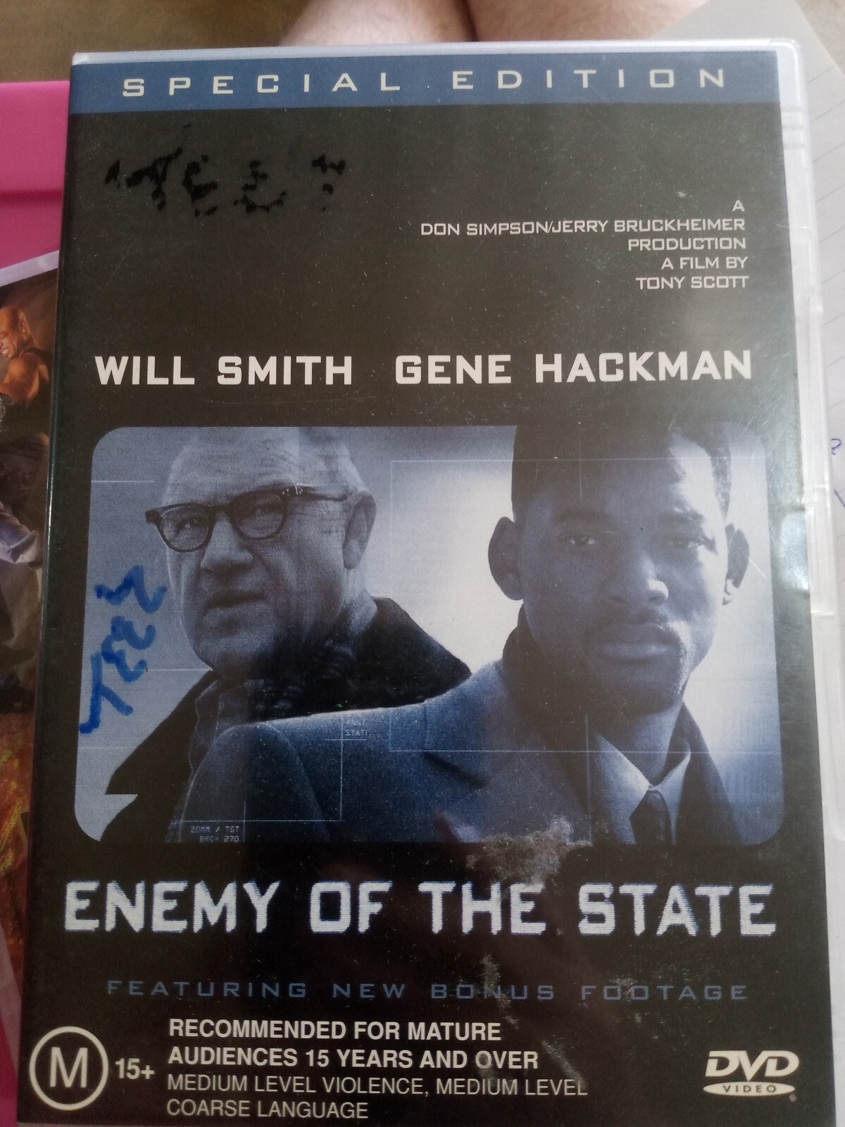 Enemy Of The State (DVD, 1998)Name On Case And Dvd 9398520609034 | eBay
