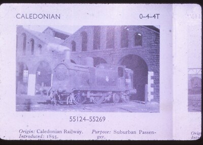 Vintage Train Film Slide Caledonian 0-4-4T | eBay