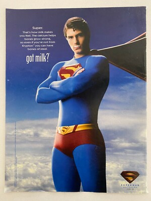 Superman got milk ? 2006 Print Ad | eBay