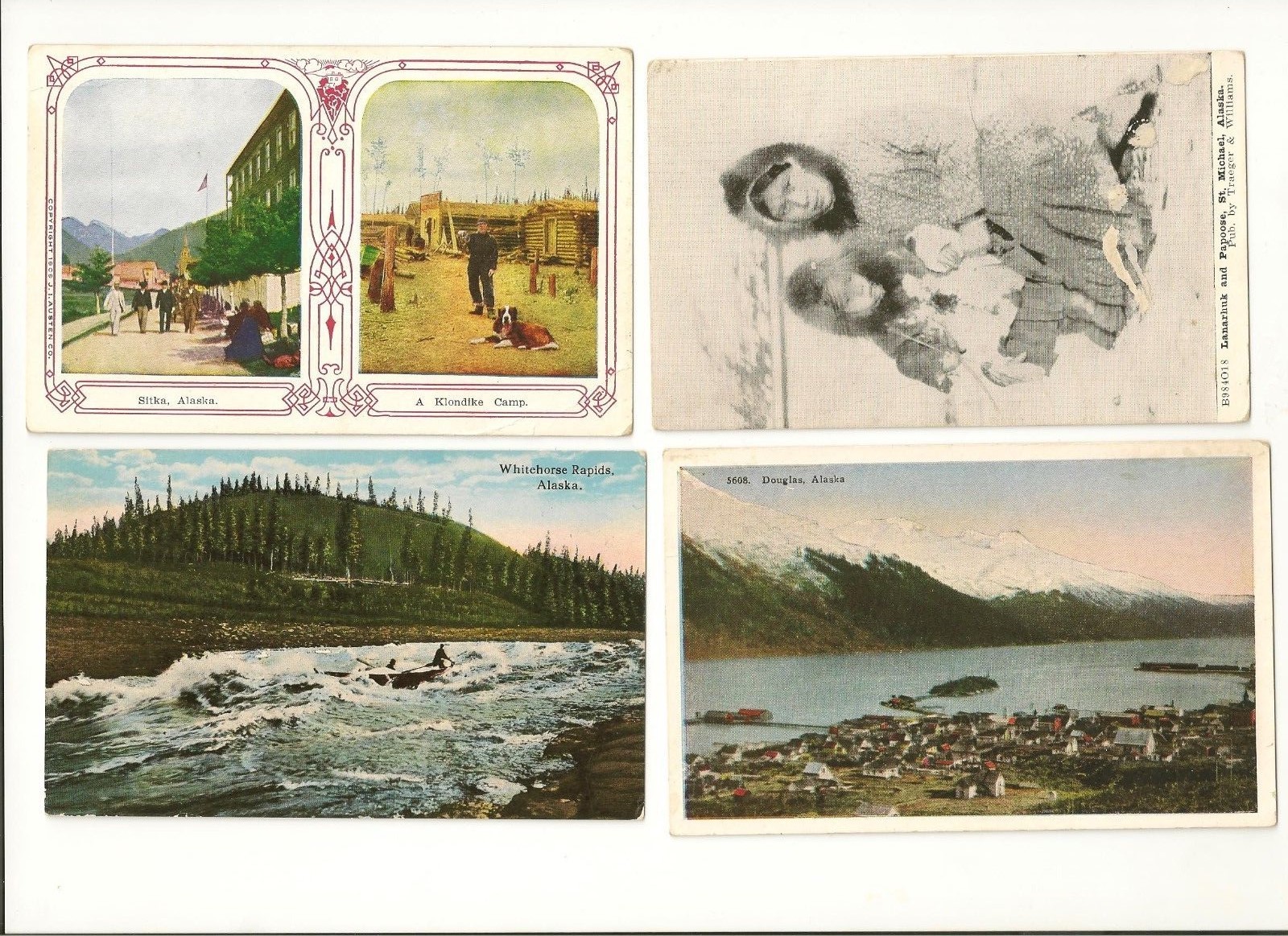 Lot of 4 Vintage Alaska Postcards, Lot L | eBay