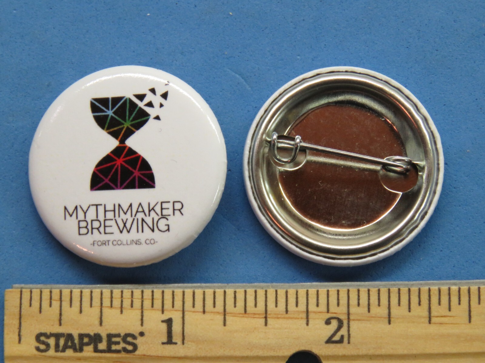 Collectible Beer BUTTON Pinback ~ MYTHMAKER Brewing ~ Fort Collins ...