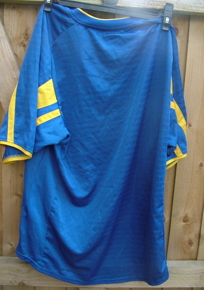 Leeds United Nike 2001-2003 Strongbow Short Sleeve Away Shirt Chest 46 ...