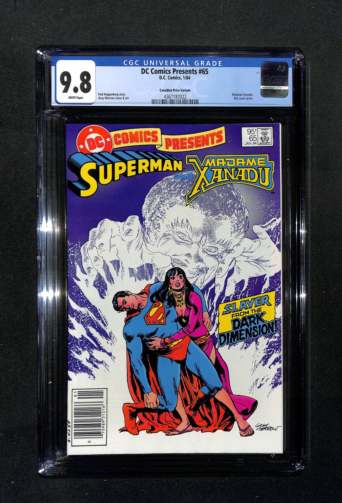 DC Comics Presents #65 CGC 9.8 - CPR - Only Graded Copy Superman Comic ...