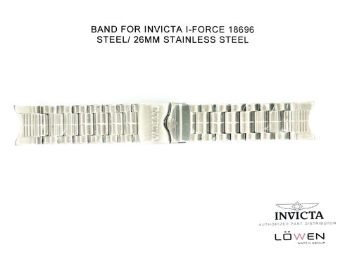Authentic Invicta I-Force 18696 Stainless Steel 26mm Watch Band | eBay