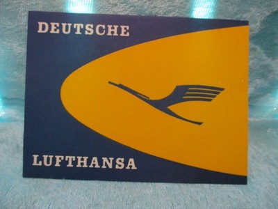 Deutsche Lufthansa Air Lines Baggage Sticker | eBay
