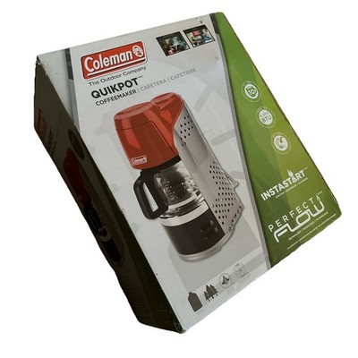 Coleman 10-Cup Propane Coffeemaker w/ InstaStart Camping Coffee Maker ...