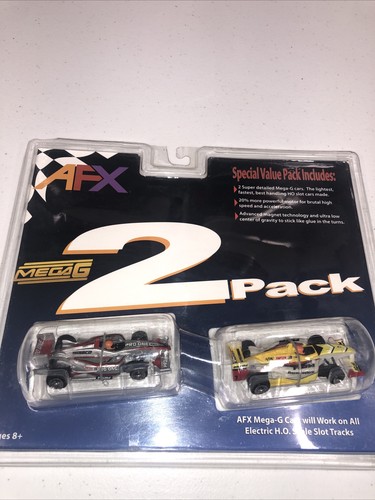 Vintage AFX MEGA G F1/Indy Armatured HO Slot Car Set NEW Sealed Package ...