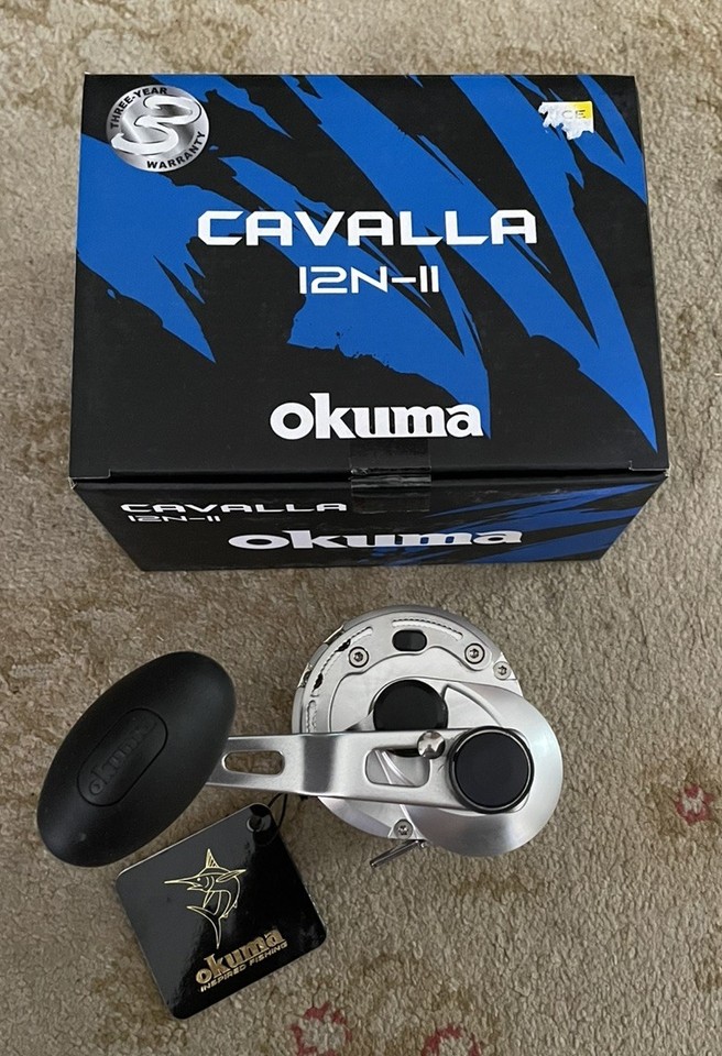 New Okuma Cavalla 12N-II 2 Speed Lever Drag Reel 4BB | eBay