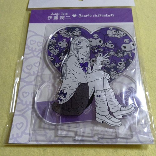 Gal Tomie Kuromi Acrylic Stand with Background Junji Ito Sanrio ...