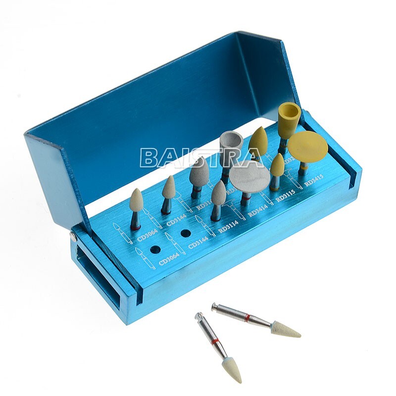 Dental Zirconia Diamond Polishing Kit RA3112 F Low Speed Contra Angle ...