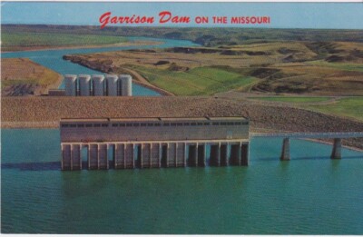 Garrison Dam-Missouri River-RIVERDALE, North Dakota | eBay