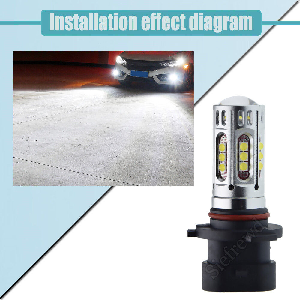 2x HB3A 9005xs LED Car Light Bulbs 3030 25SMD fit For JEEP CHRYSLER ...