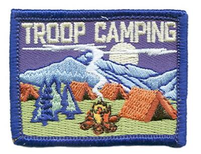 Girl Cub TROOP CAMPING Camp Trip Sew On Fun Patches Badges SCOUT GUIDE Campout | eBay