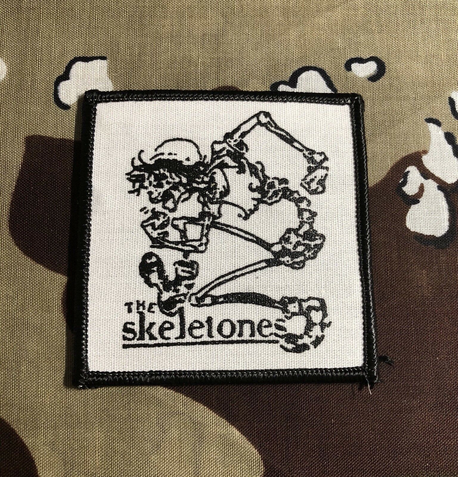 The Skeletones Ska Embroidered Patch S013P | eBay