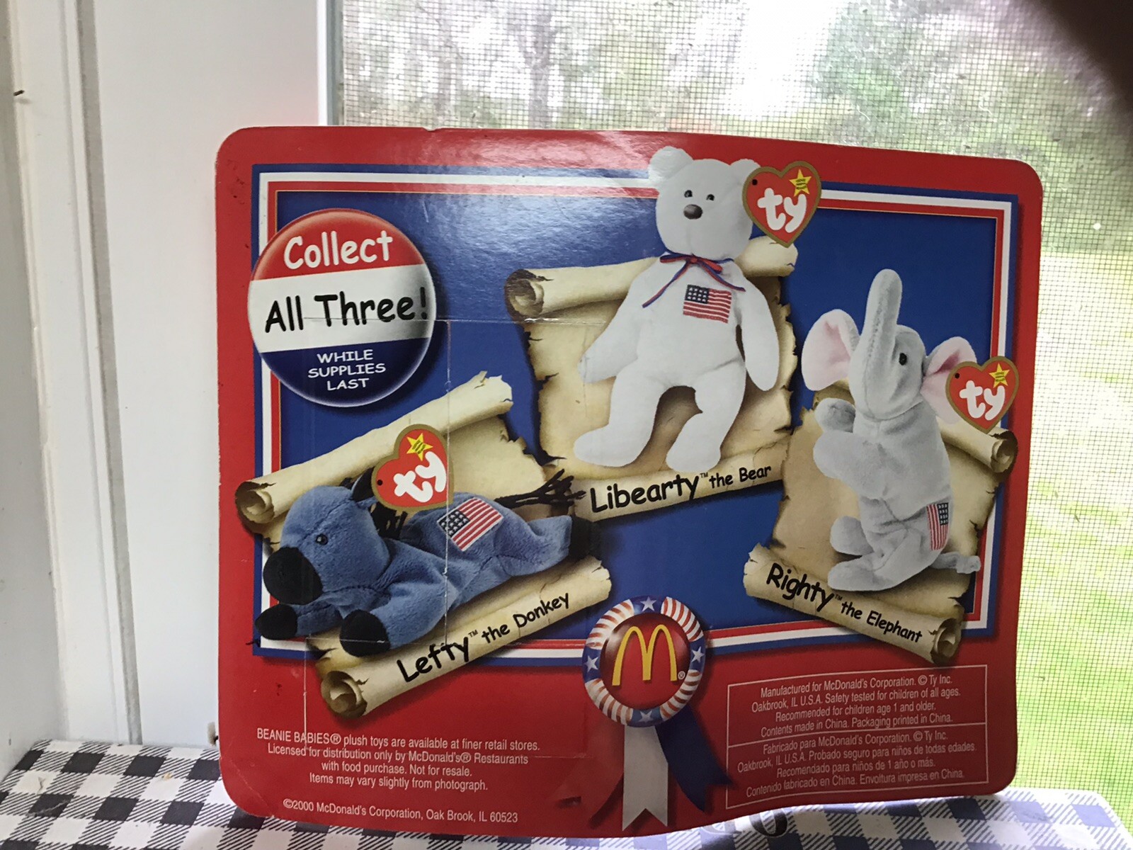 Ty "Righty the Elephant" - American Trio Collectible - 5 in. SEALED ...