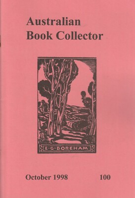 AUSTRALIAN BOOK COLLECTOR MAGAZINE , # 100 , OCTOBER 1998 | eBay Australia