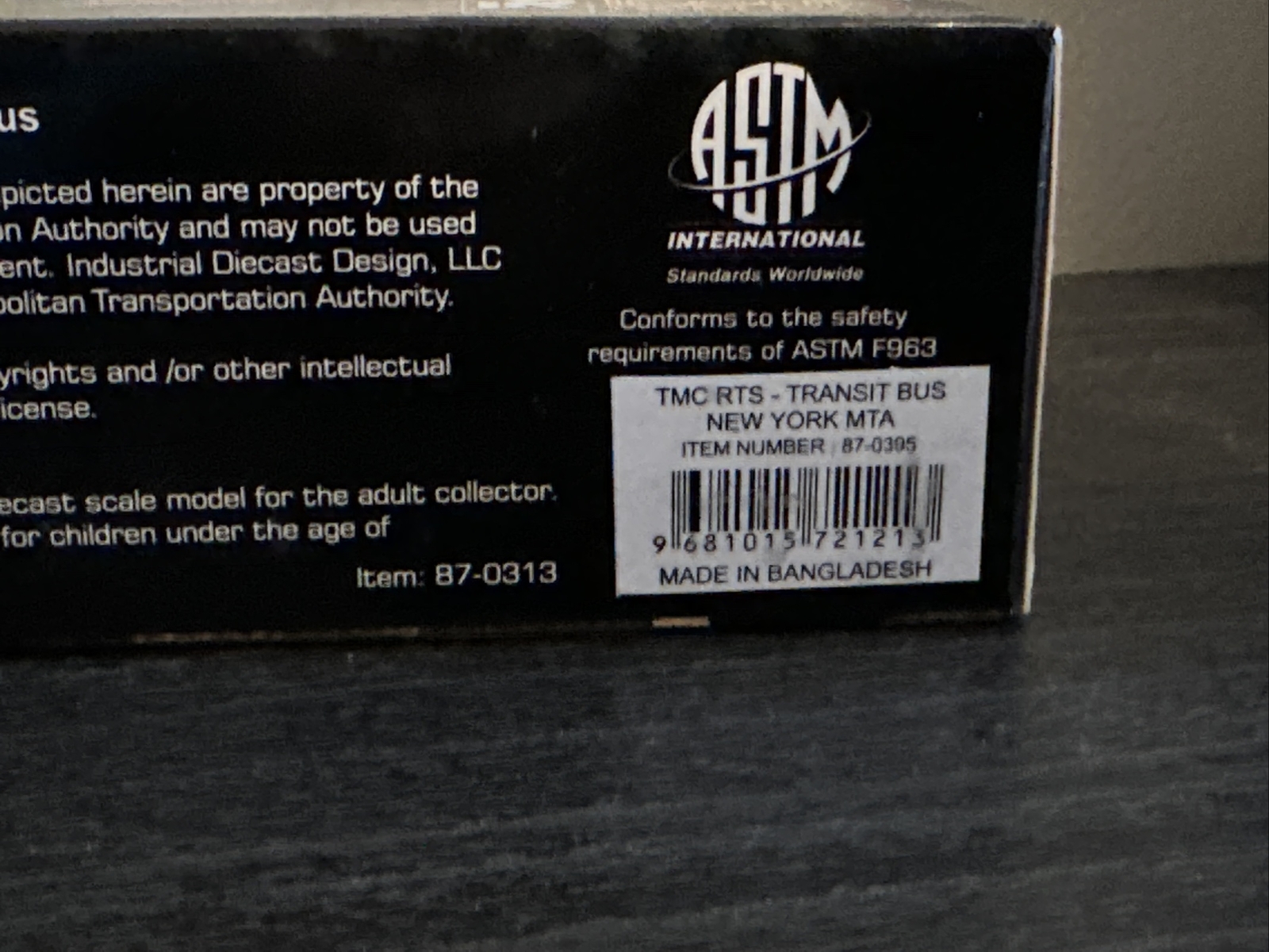 TMC RTS V2 Bx12 MTA NEW YORK CITY BUS 1/87 DIECAST MODEL ICONIC ...