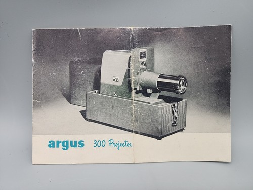 Argus 300 Projector Booklet Manual Vintage Intact See Photos | eBay