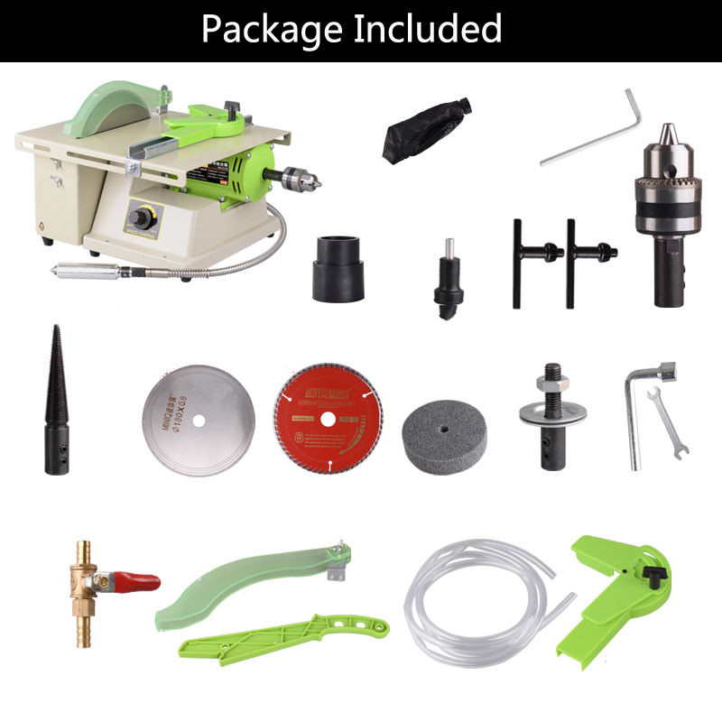 Gem Jewelry Rock Polishing Buffer Machine Bench Lathe Polisher Table ...