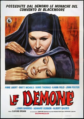 LE DEMON MANIFESTO (TIPO B) JESUS FRANCO HORROR 1973 LES DEMONS MOVIE ...