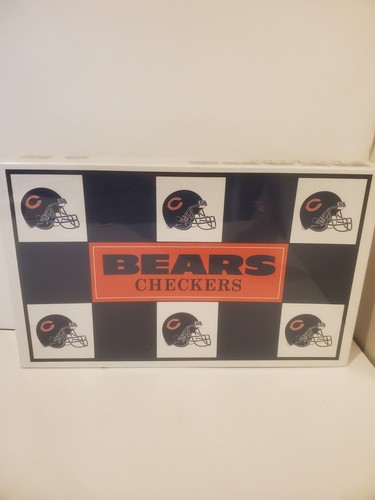 NFL Checkers Board Game Chicago Bears / Minnesota Vikings Football 1993 ...