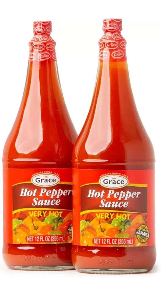 Grace Hot Pepper Sauce - Jamaican Hot Sauce, Spicy Sauce 12 oz ( Pack ...