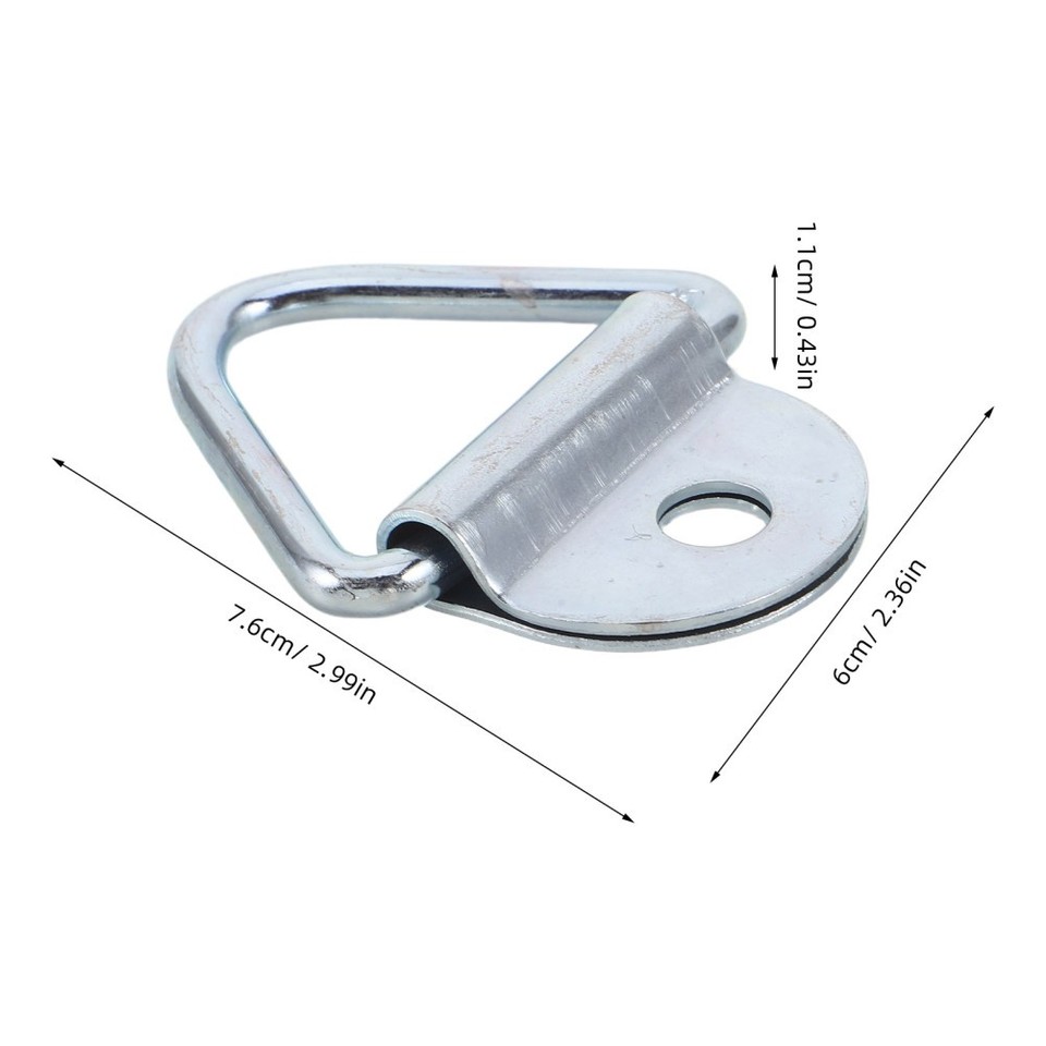 4 Pcs Truck Fixed Pull Ring Accessories Trailer Tie down Anchors Load ...