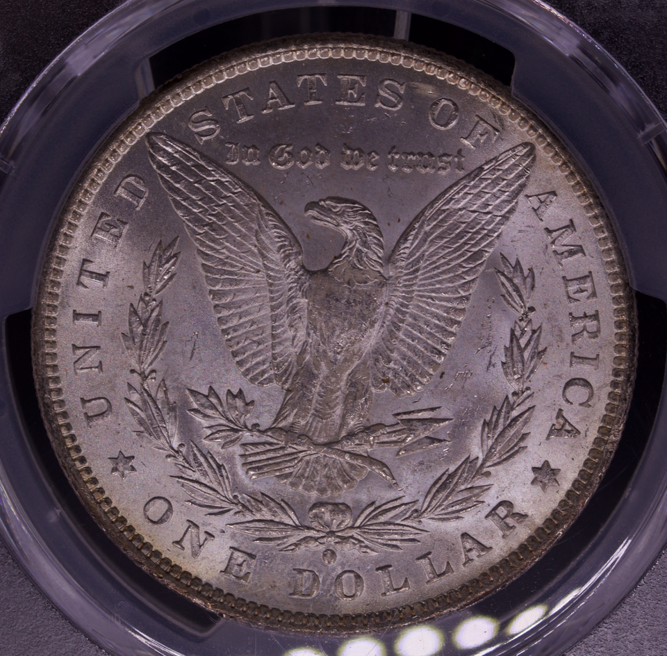 1884-O Morgan Dollar PCGS MS66 Monster Toned Full Color Gem Unc Silver ...