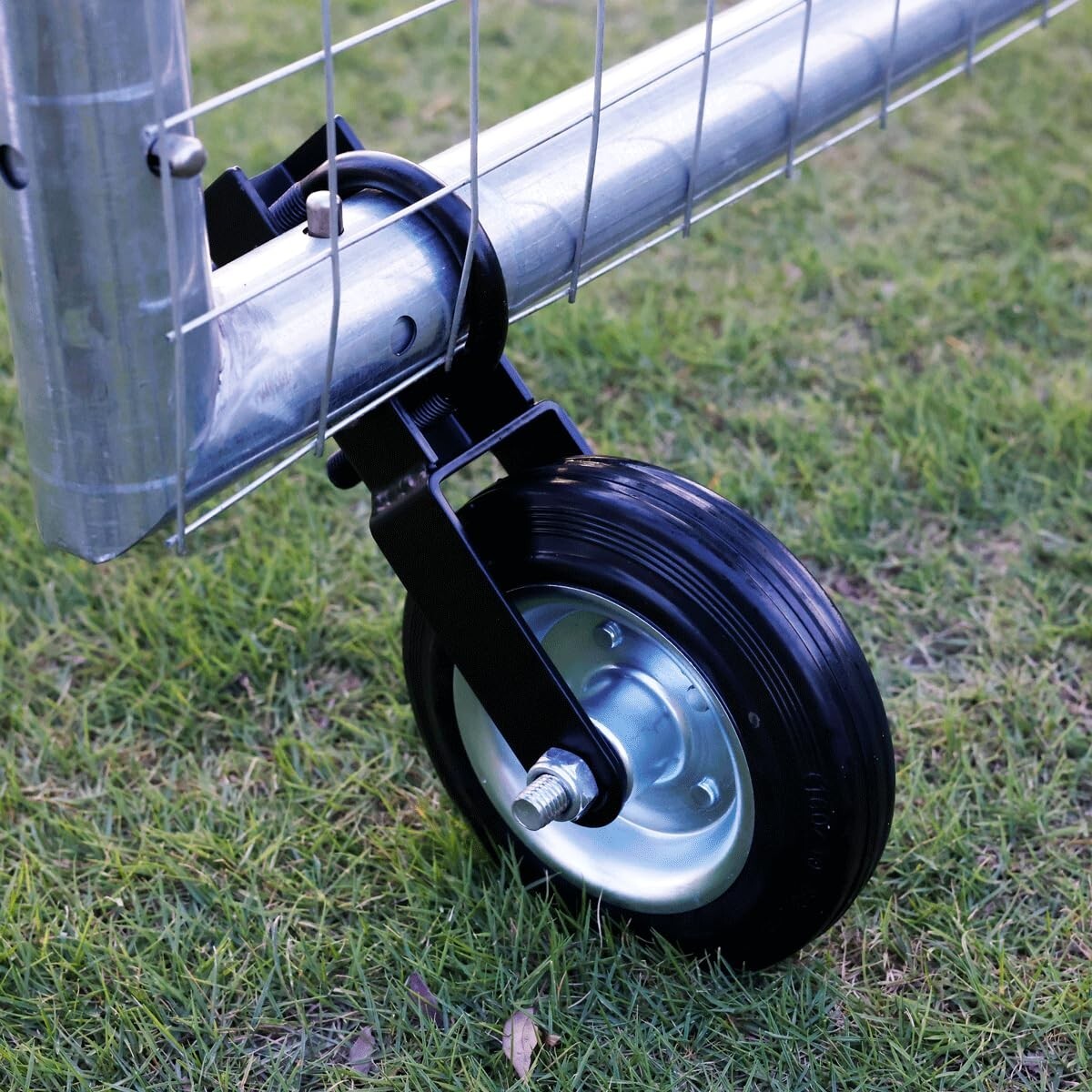 6 Inch Gate Wheel Gate Caster Kit with 1-5/8" Thru 2" Gate Frames Heavy ...