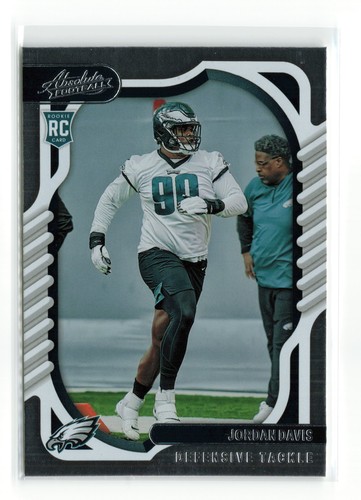 JORDAN DAVIS #172 RC 2022 PANINI ABSOLUTE EAGLES | eBay