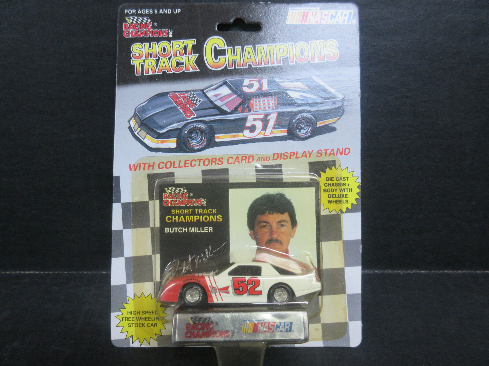 1993 Racing Champions Short Track Stock Car # 52 Butch Miller 1:64th | eBay