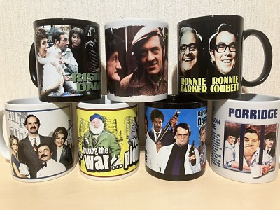 CLASSIC CULT BRITISH TV COMEDY mugs 85 Designs - Custom made brand new ...