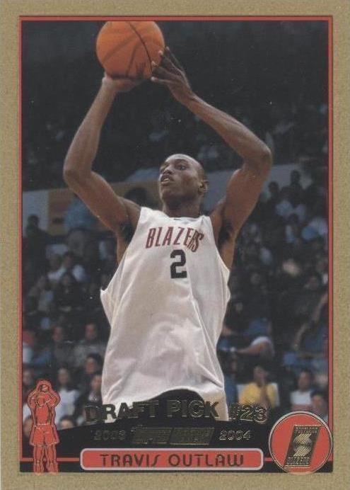 2003-04 Topps - Draft Pick Travis Outlaw #243 Gold /99 (RC) for sale ...
