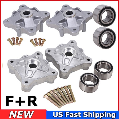 Front &Rear Wheel Hubs &Bearings & Studs for Polaris RZR-800 RZR-800-S ...
