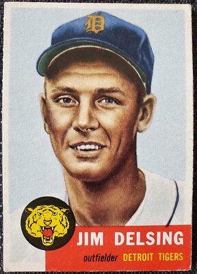 1953 Jim Delsing Detroit Tigers MLB Topps Card #239 | eBay