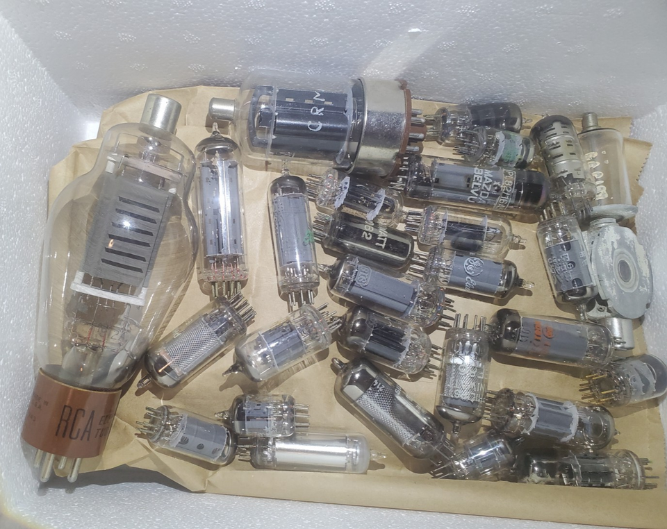 VINTAGE TUBE LOT 51 TUBES MISC SEE DETAILS RADIO RADAR AMP NOS USED NEW ...