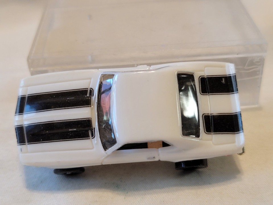 1969 Camaro Z28 Rally Sport White Model Motoring ho slot car with a TFX ...
